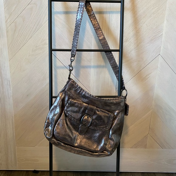 Coach | Bags | Coach Metallic Convertible Bag | Poshmark